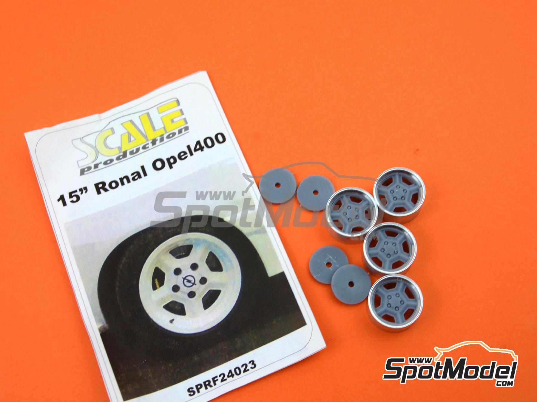 Scale Production SPRF24023: Rims 1/24 scale - Ronal 15 inches for Opel 400 - 4 units (ref ...